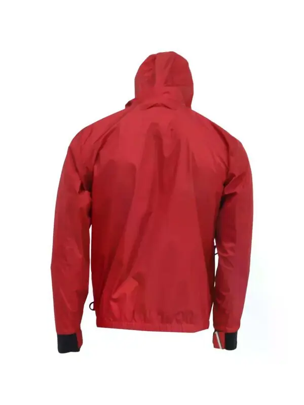 Moncler Hooded Zip-up Jacket - Red