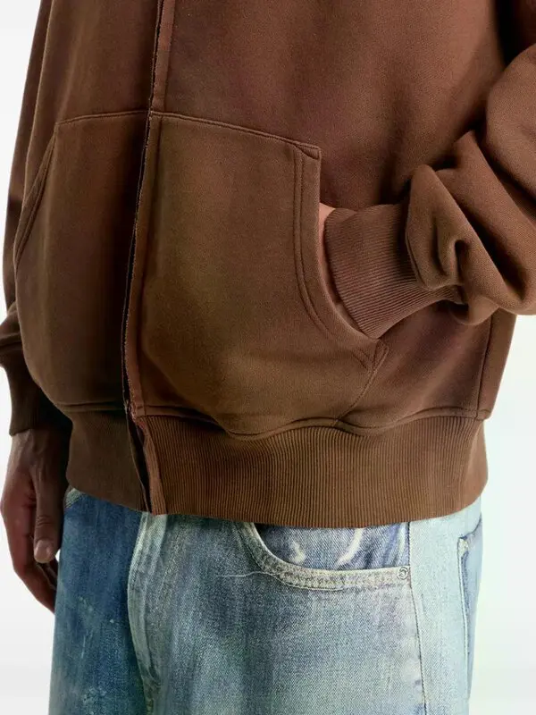Palm Angels Logo-print Zip-up Hoodie