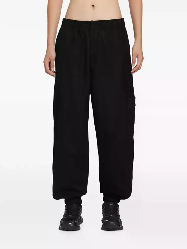 Stone Island Logo-patch Cargo Pants - Black