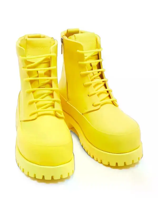 FERRAGAMO Fede Combat Boots