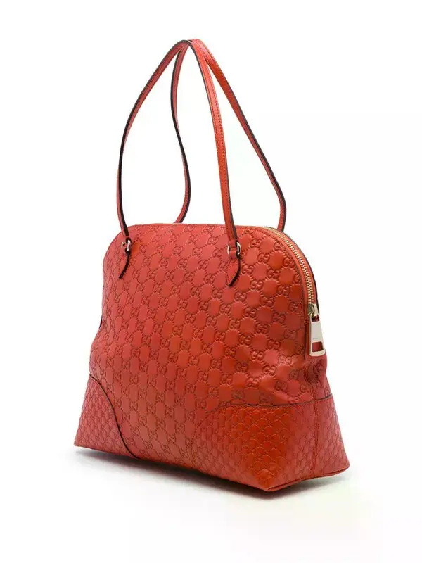 Gucci 2016-2026 Medium Guccissima Bree Dome Tote Bag - Orange