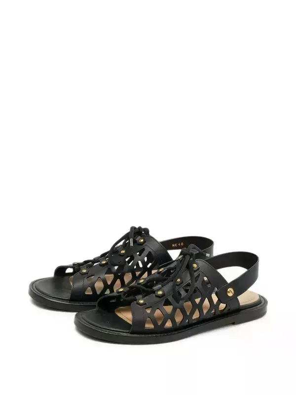 Dior D-trap Sandals - Black
