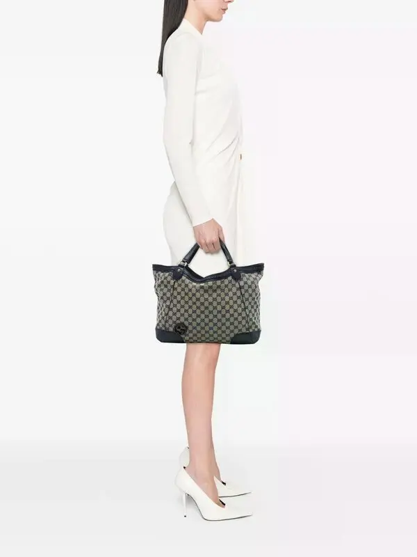 Gucci 2016-2026 Medium Gg Canvas Brick Lane Tote Bag - Neutrals