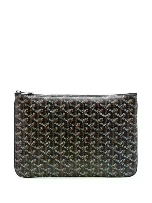 Goyard 2015 Goyardine Senat Mm Clutch Bag - Black