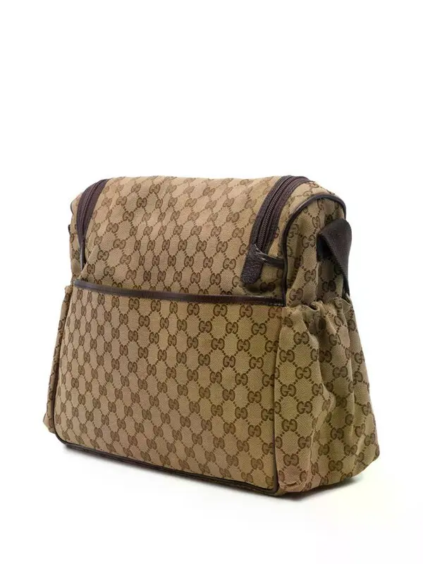 Gucci Gg Canvas Diaper Bag Crossbody