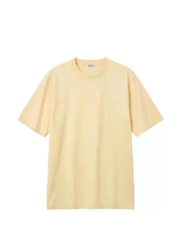 Auralee Crew-neck T-shirt - Yellow