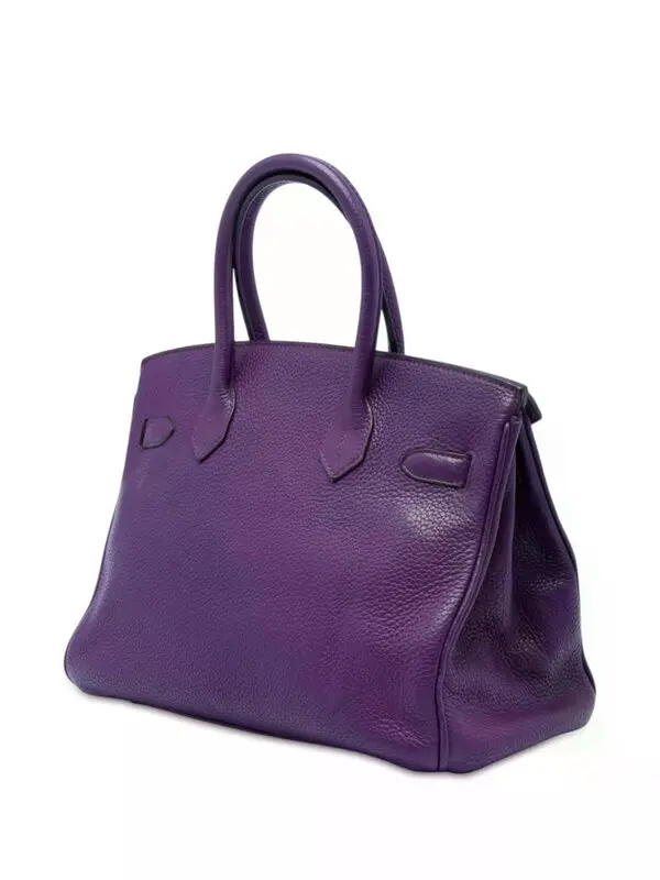 Hermès 2014 Clemence Birkin 30 Handbag - Purple