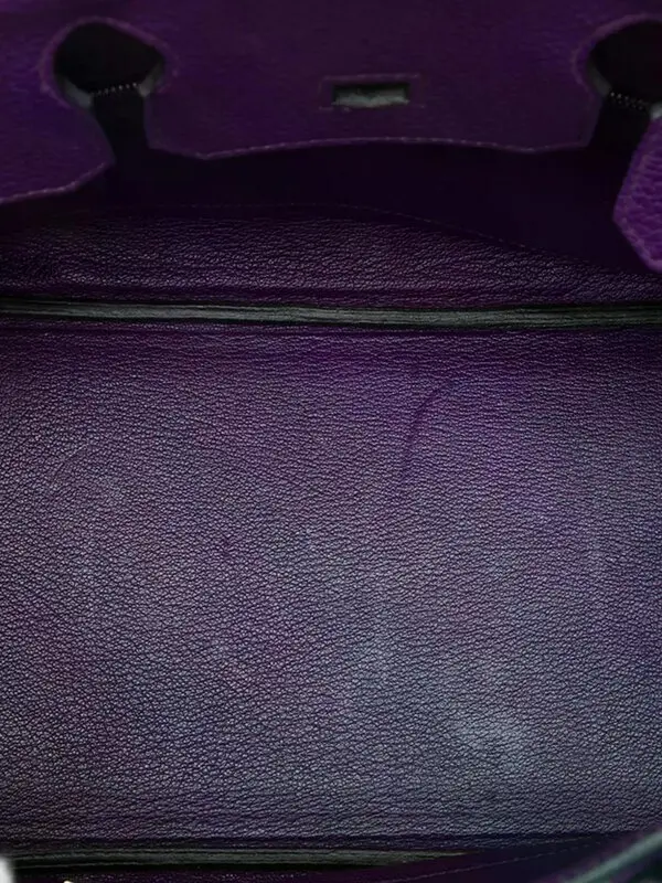 Hermès 2014 Clemence Birkin 30 Handbag - Purple