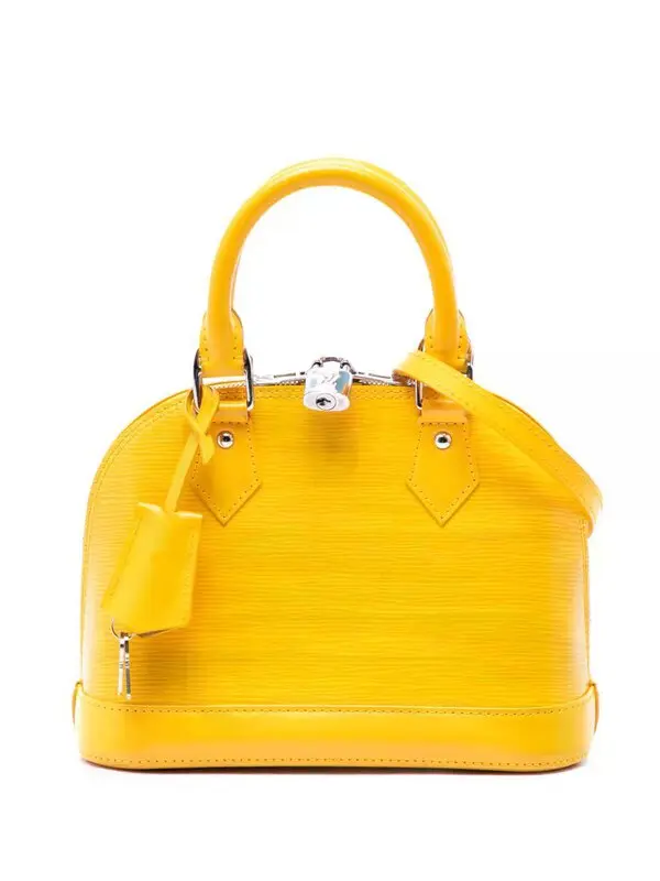 LOUIS VUITTON 2013 Epi Alma Bb Satchel - Yellow