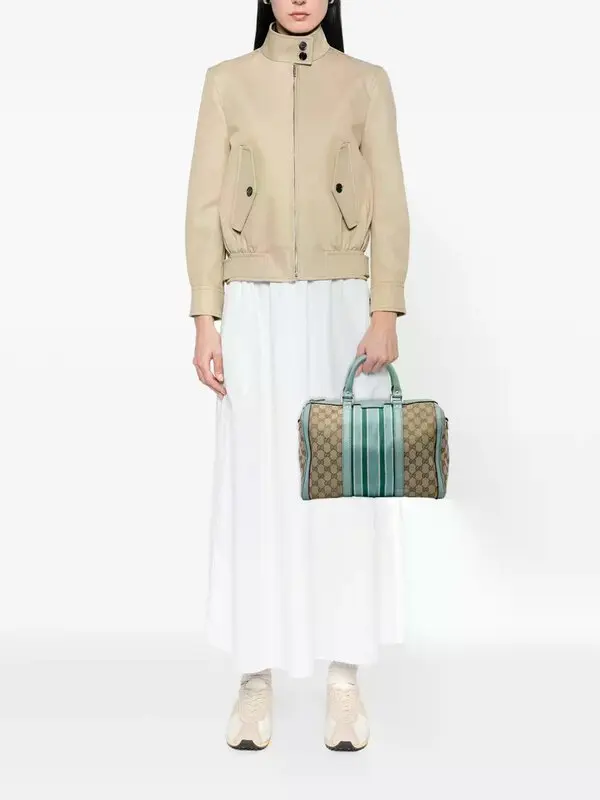 Gucci 2000-2015 Medium Gg Canvas Web Joy Boston Bag Satchel
