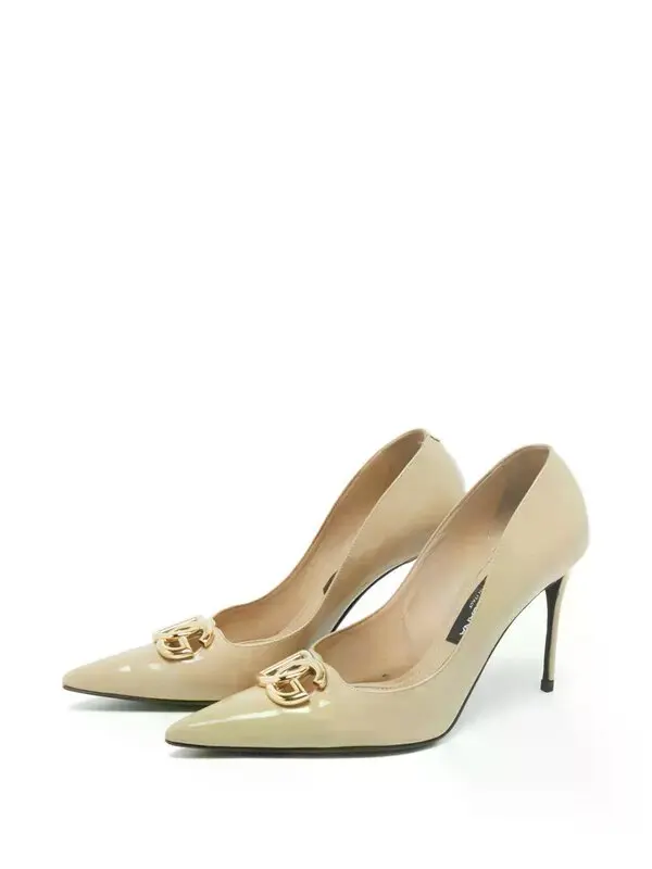 Dolce & Gabbana Dg Logo Stiletto Pumps