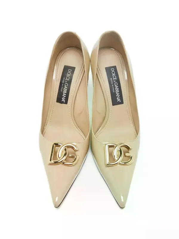 Dolce & Gabbana Dg Logo Stiletto Pumps
