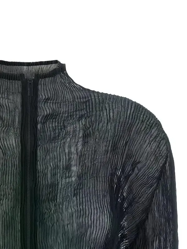 Issey Miyake Chiffon Twist 1 Zip-up Sweatshirt
