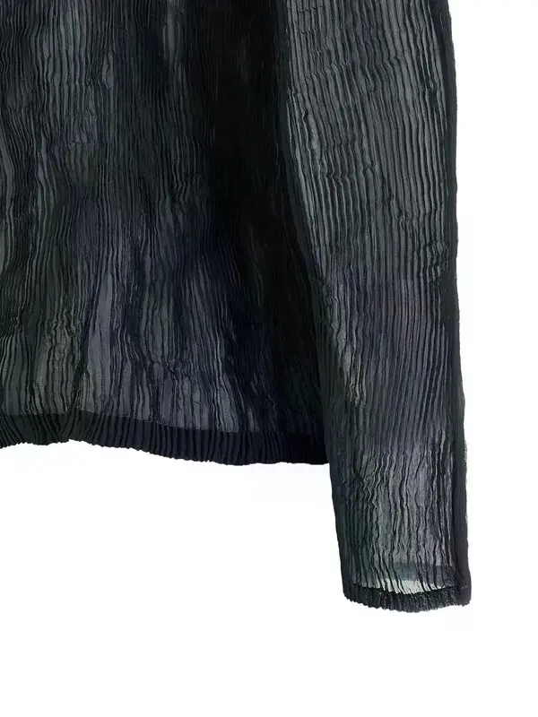 Issey Miyake Chiffon Twist 1 Zip-up Sweatshirt
