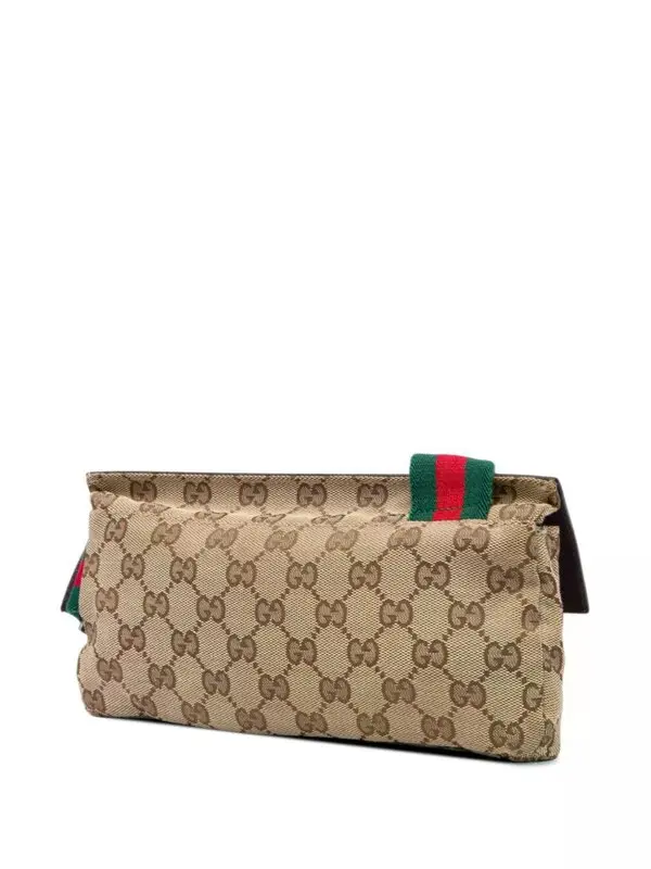 Gucci Gg Canvas Web Crossbody Bag