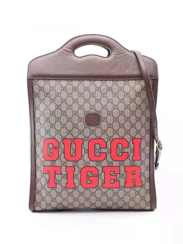 Gucci 2016-2026 Gg Supreme Web Tiger Satchel