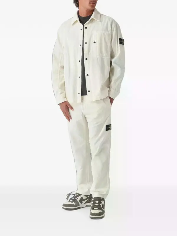 Stone Island 3100059 Organic Cotton Corduroy 800 Chino Trousers - Neutrals