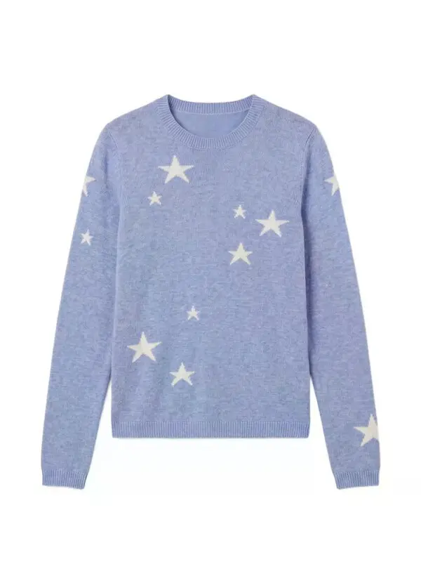 Chinti & Parker Star-intarsia Sweater - Blue