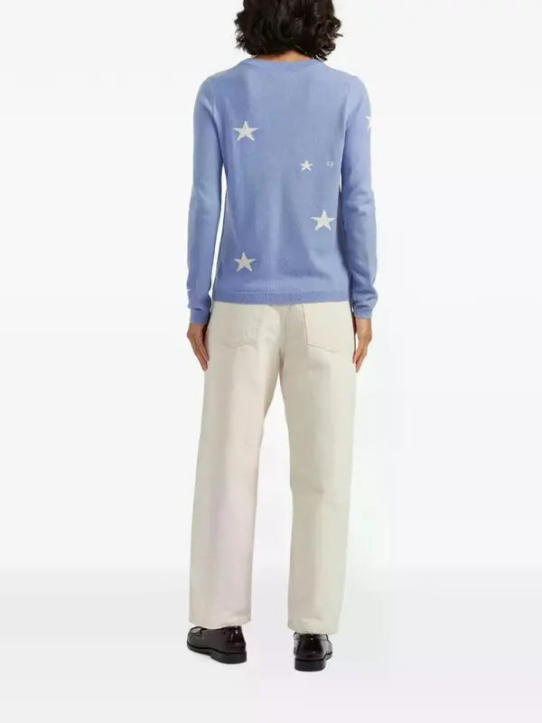 Chinti & Parker Star-intarsia Sweater