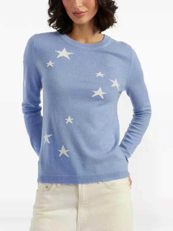 Chinti & Parker Star-intarsia Sweater