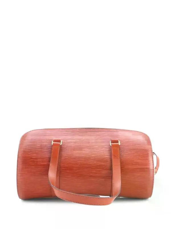 LOUIS VUITTON Soufflot Epi Leather Handbag - Brown