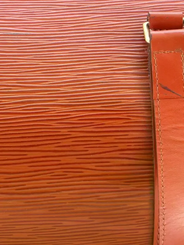 LOUIS VUITTON Soufflot Epi Leather Handbag - Brown