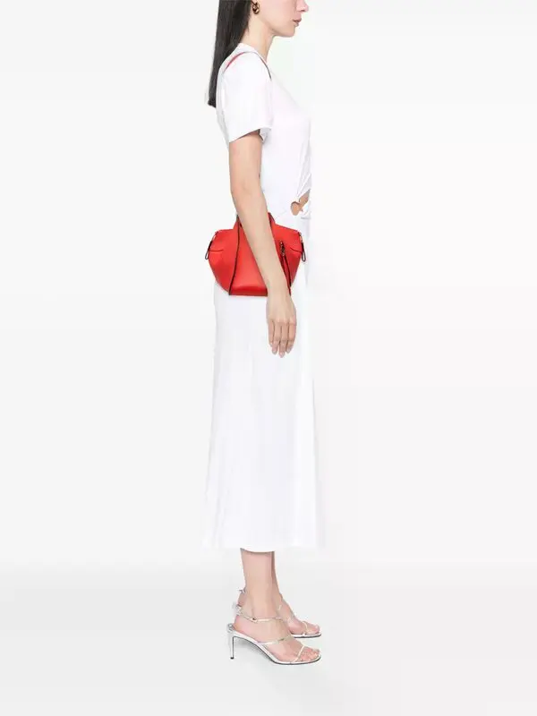 Loewe Calfskin Hammock Satchel - Red