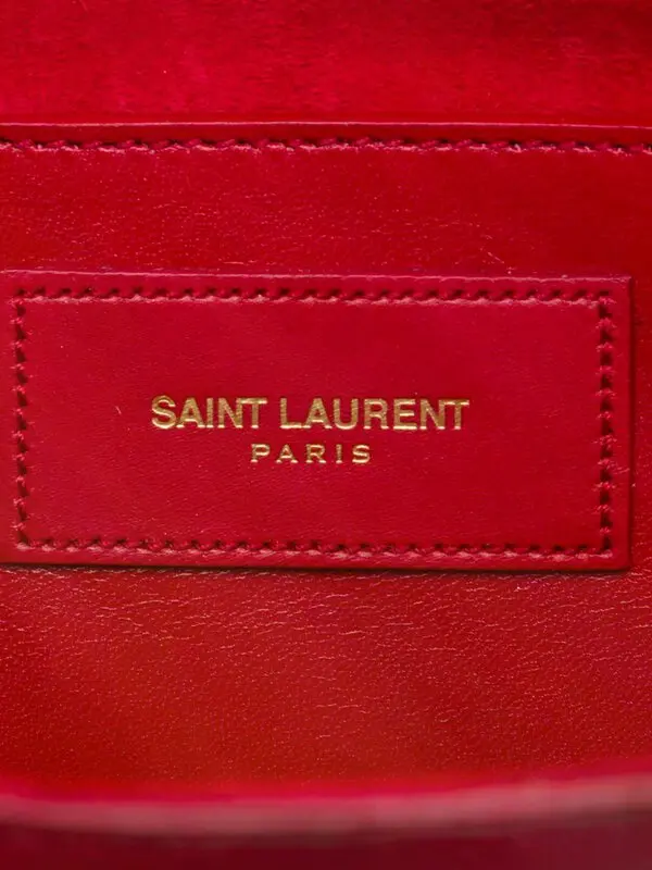 Saint Laurent 2013-2026 Smooth Leather Cassandre Clutch Bag