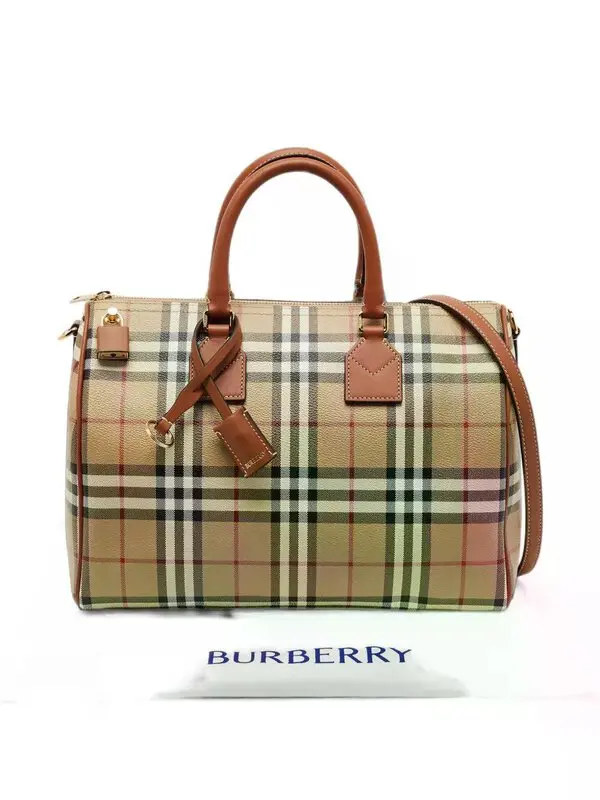 Burberry Vintage Check Bowling Bag
