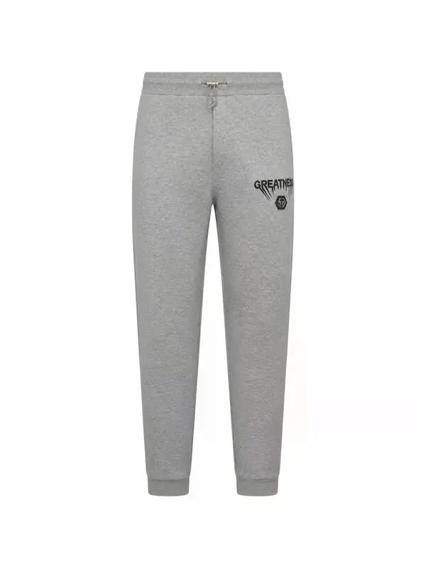 Philipp Plein Fleece Joggers Greatness - Grey