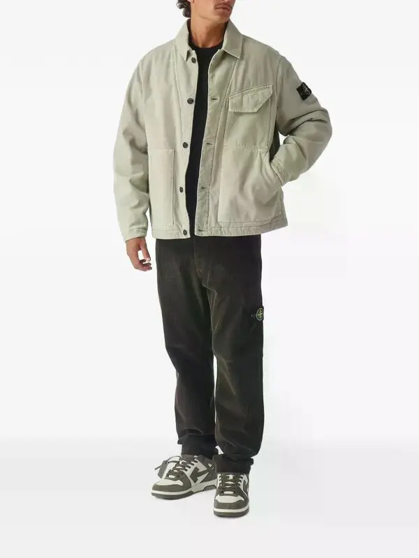 Stone Island 4100048 Organic Panama Cotton 'old' Effect - Neutrals