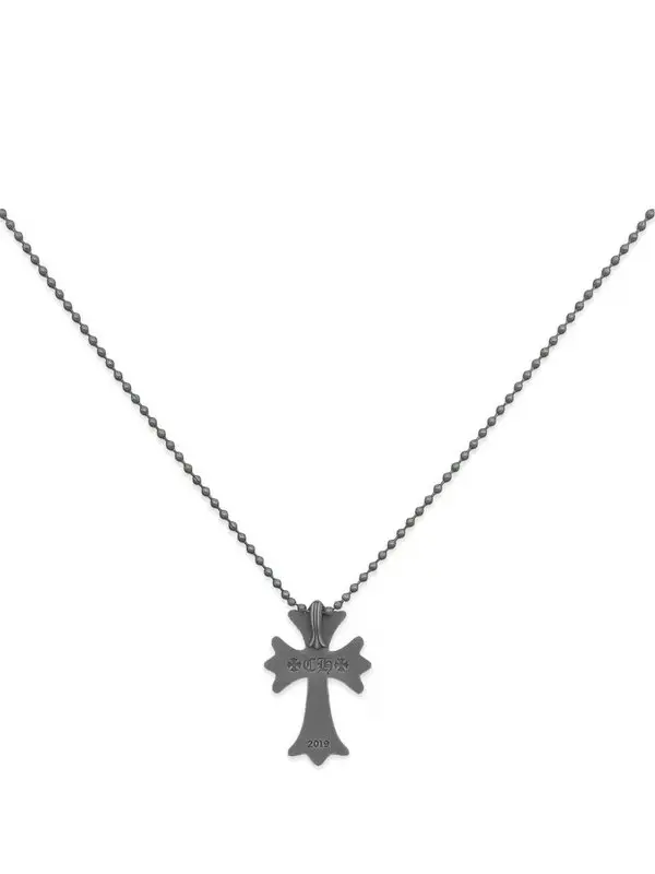 Chrome Hearts Silichrome Cross Necklace