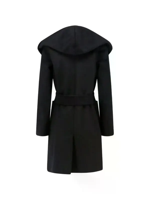 Max Mara Rialto Camel Hair Coat - Black