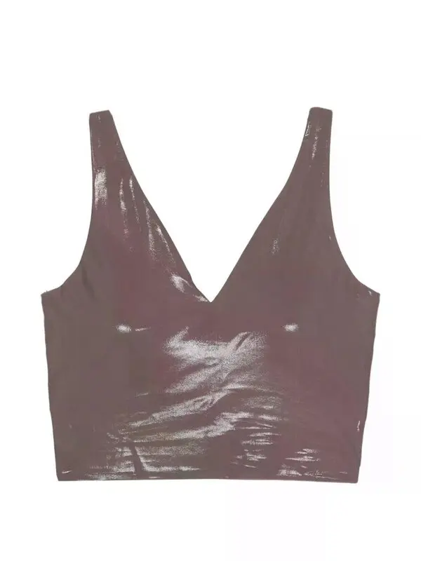 MACRON O.n.e. Cropped V-neck Top