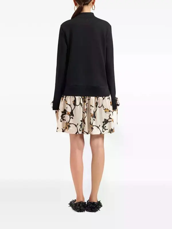 La DoubleJ Sporty Dress With Floral Print Skirt