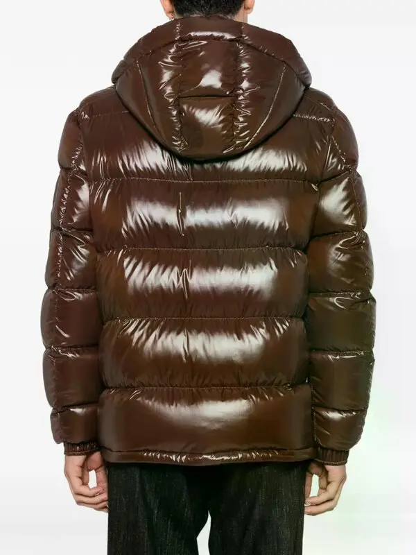 Herno Hooded Quilted Jacket - Brown