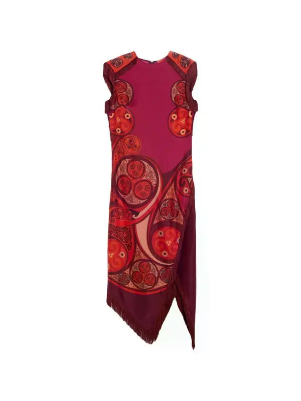 La DoubleJ Scarf Dress - Red