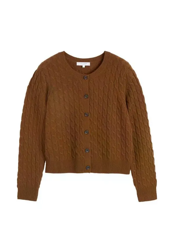 Chinti & Parker Cashmere Cable-knit Cardigan