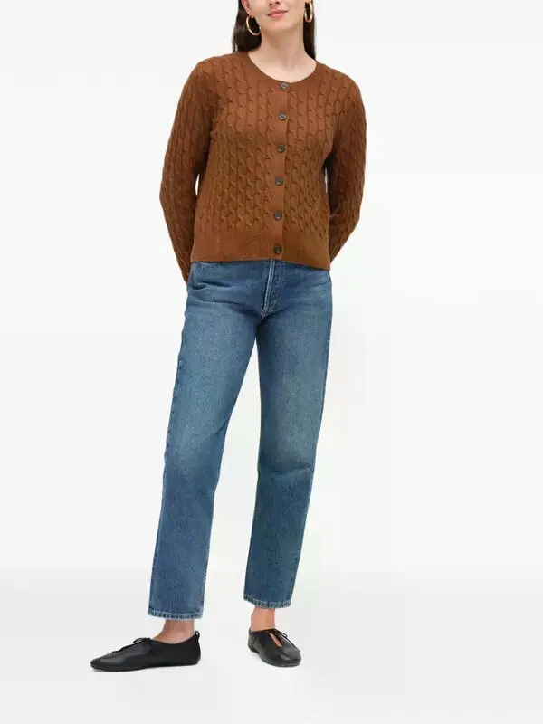Chinti & Parker Cashmere Cable-knit Cardigan