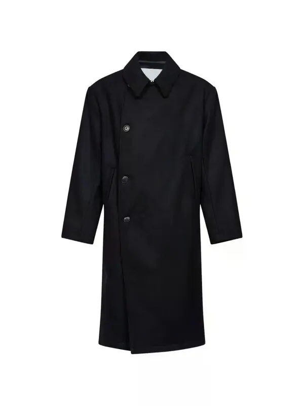 COSTUMEIN Buttoned Wool Coat - Black