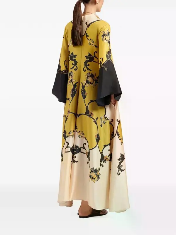 La DoubleJ Magnifico Dress With Geometric Buttercup Motif