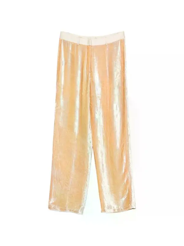 FORTE_FORTE Velvet Trousers - Neutrals