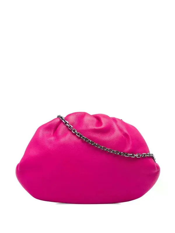 Loewe 2009 Sheepskin Chain Crossbody Bag - Pink
