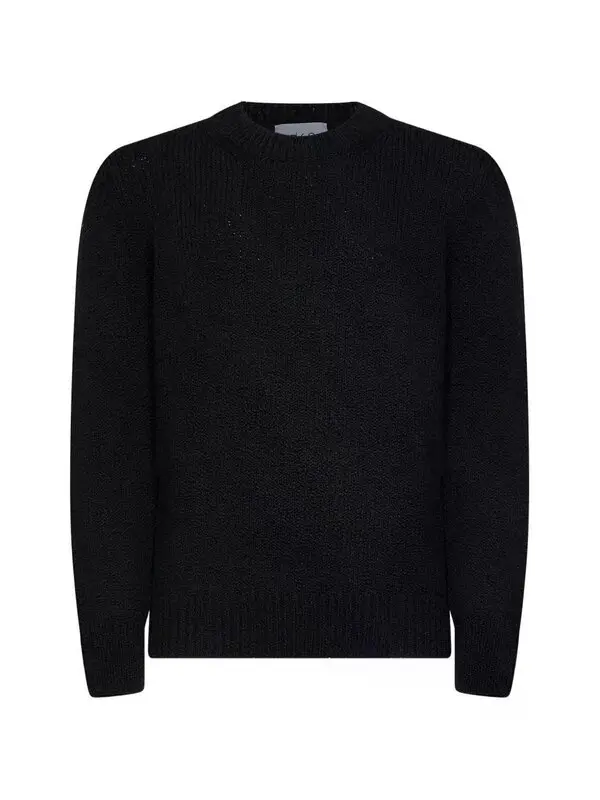 D4.0 Ribbed-knit Crew-neck Sweater