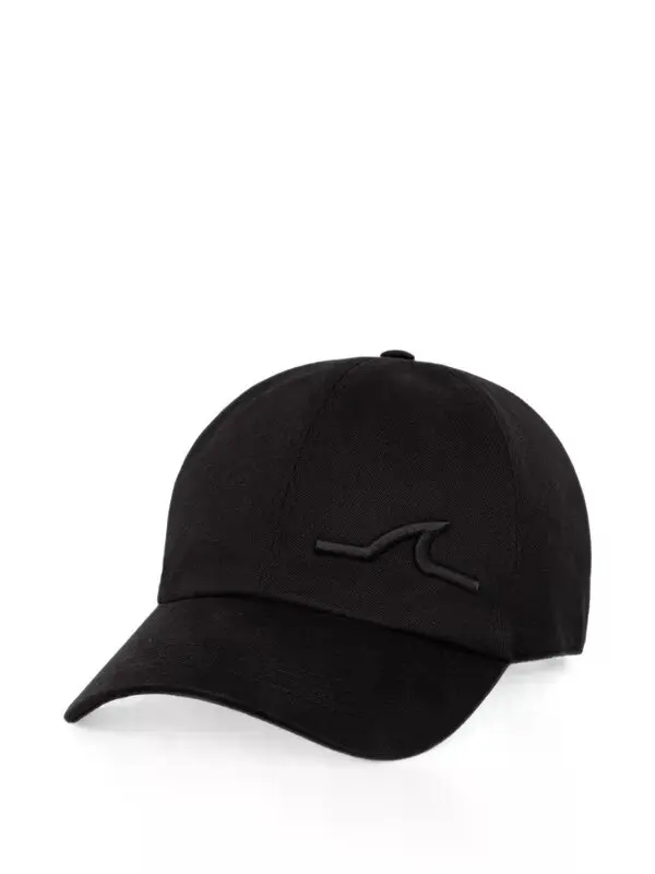 Paul & Shark Embroidered Logo Baseball Cap - Black