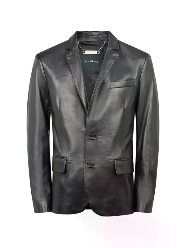 John Richmond Leather Blazer