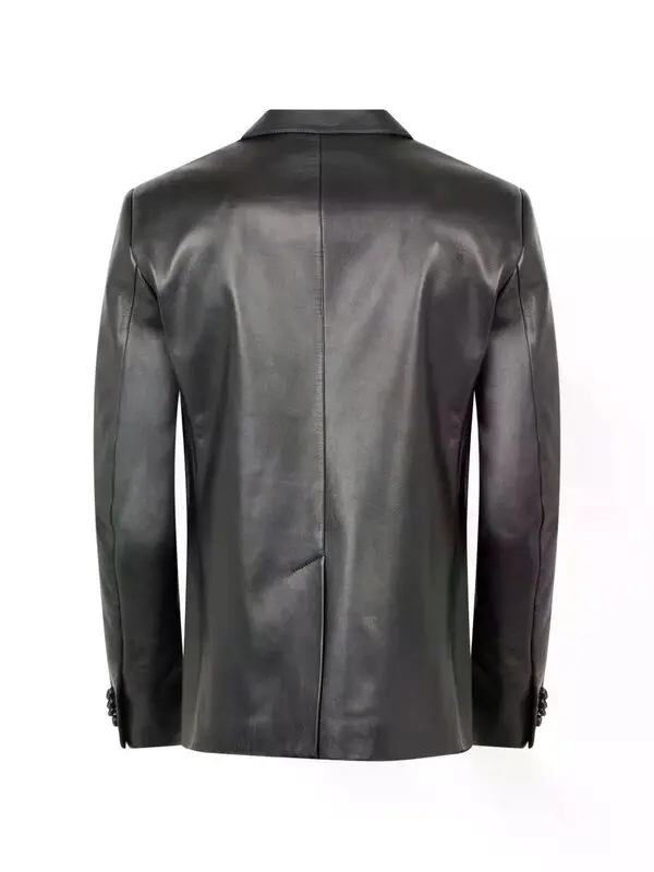 John Richmond Leather Blazer