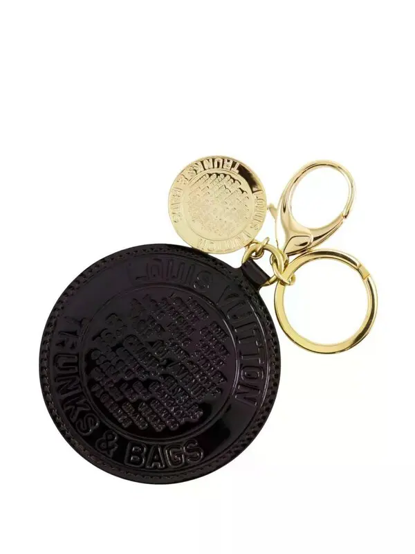 LOUIS VUITTON 1990-2020 Vernis Trunks And Bags Key Chain - Black