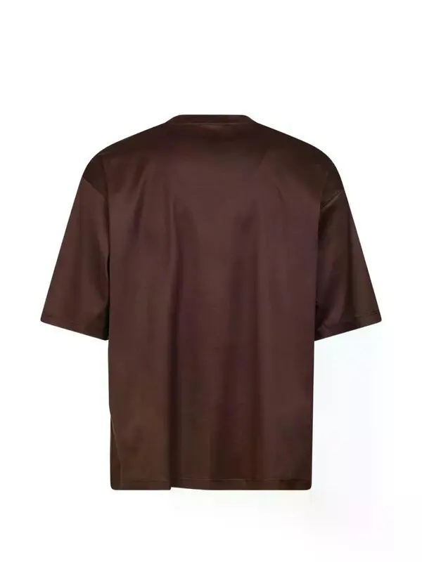 COSTUMEIN Logo-embroidered T-shirt - Brown