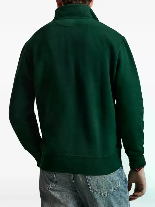 Polo Ralph Lauren Logo-embroidered Quarter-zip Sweater